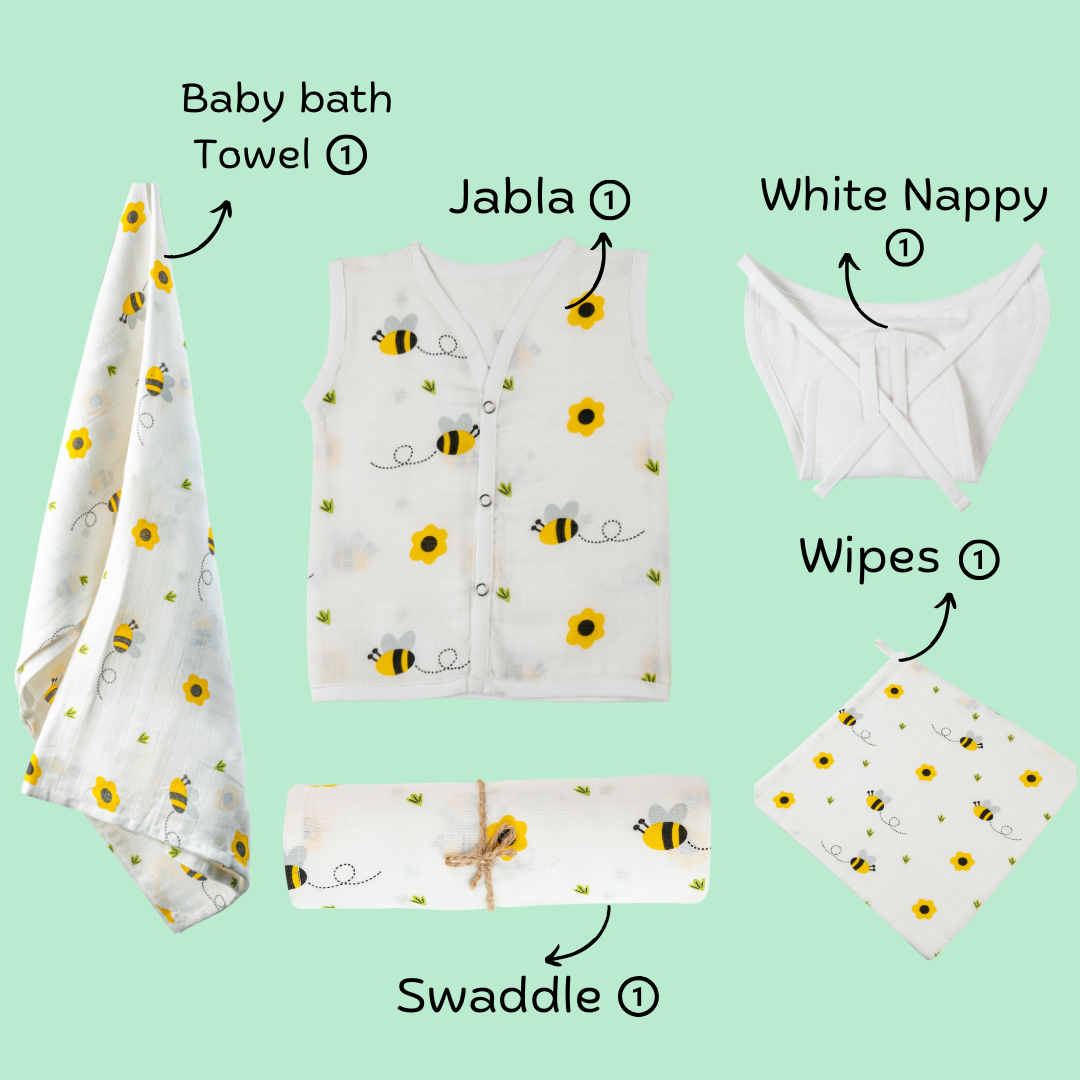 Newborn Small Combo - Bee Garden – Antling - Curated Mom & Baby Store